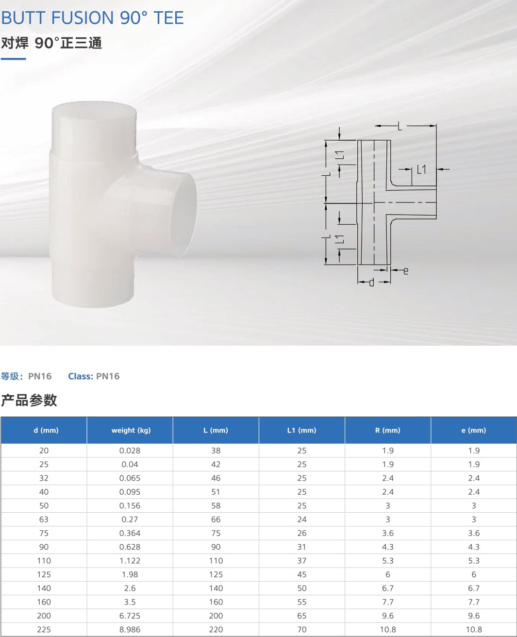 TÊ ĐỀU PVDF
